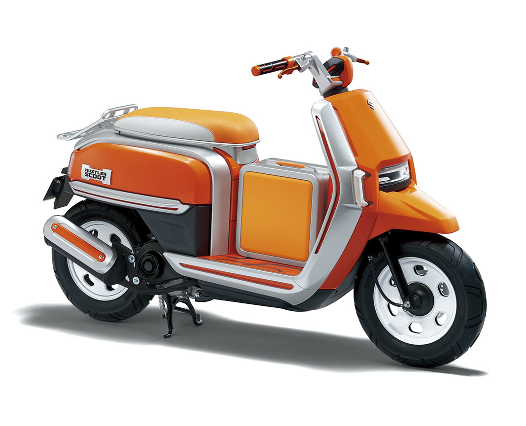 Suzuki’s Hustler Scoot Concept Is The Perfect Moped To Carry Your Stuff ...