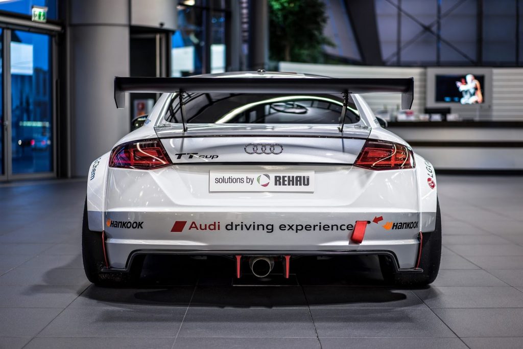 Audi TT Cup Race Car Looks Hot While On Display | Carscoops