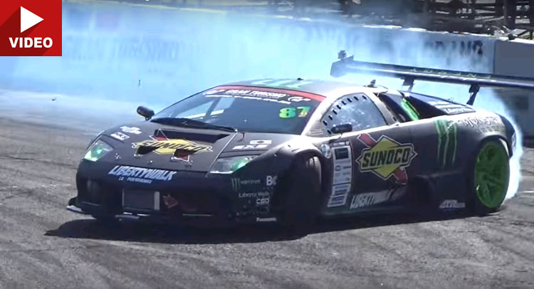 Here’s The Drift-Built Lamborghini Murcielago Doing Its Thing On The ...