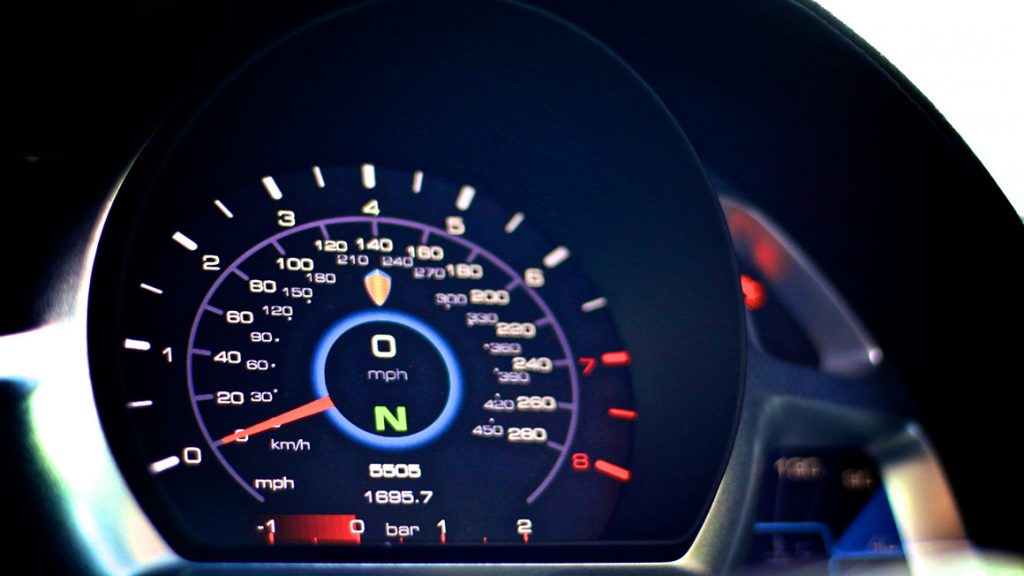 Koenigsegg Agera R Speedometer