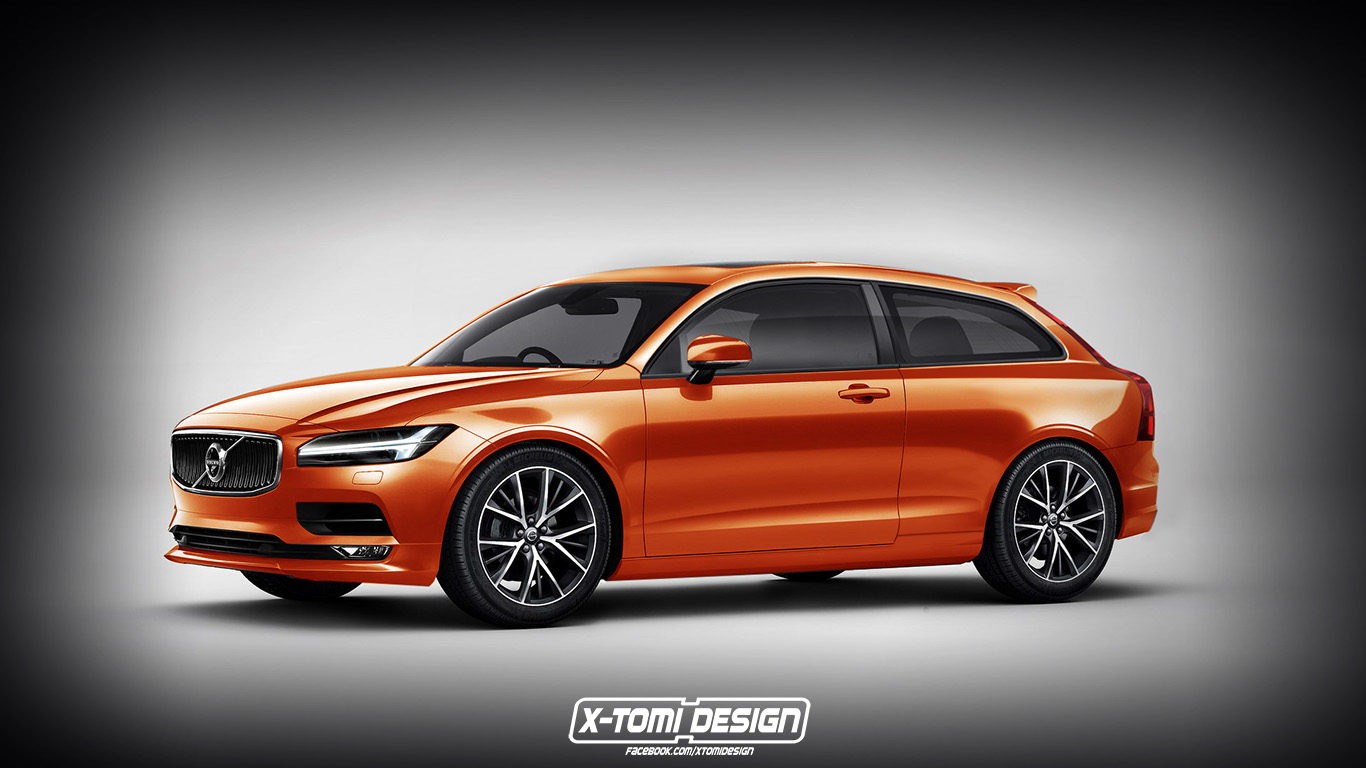 New-Gen Volvo C30 Rendered With S90 Front End | Carscoops