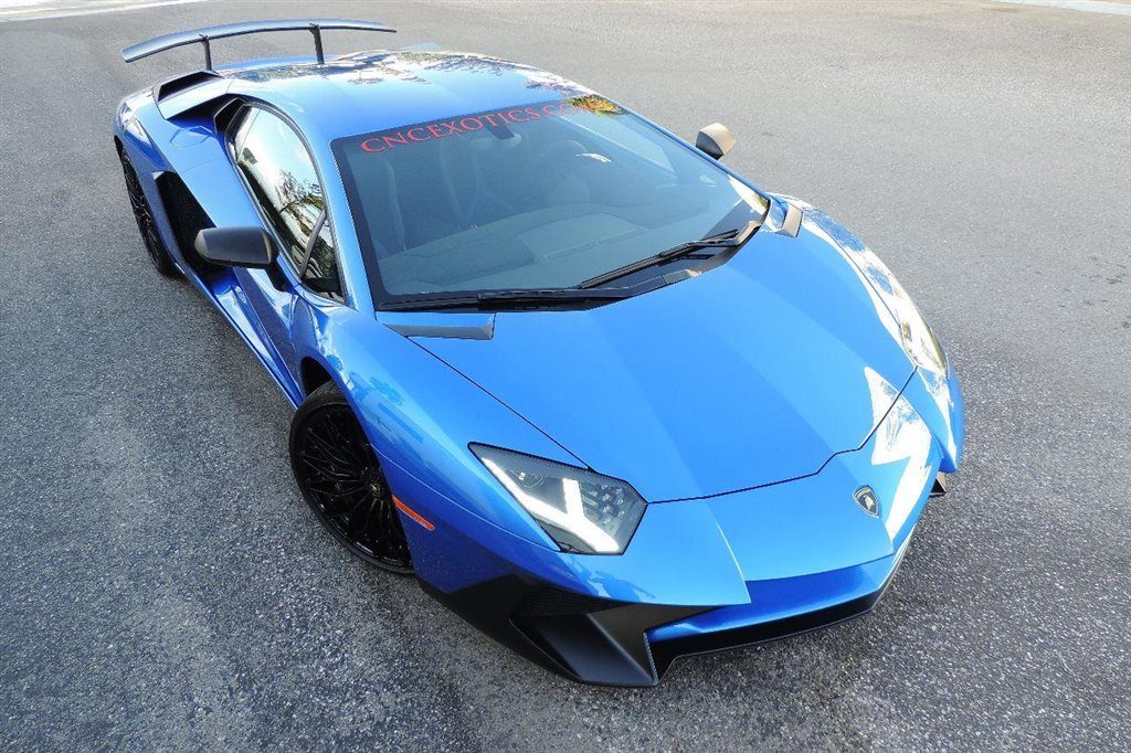 Bright Blue Lamborghini Aventador SV Hits The Market In California ...