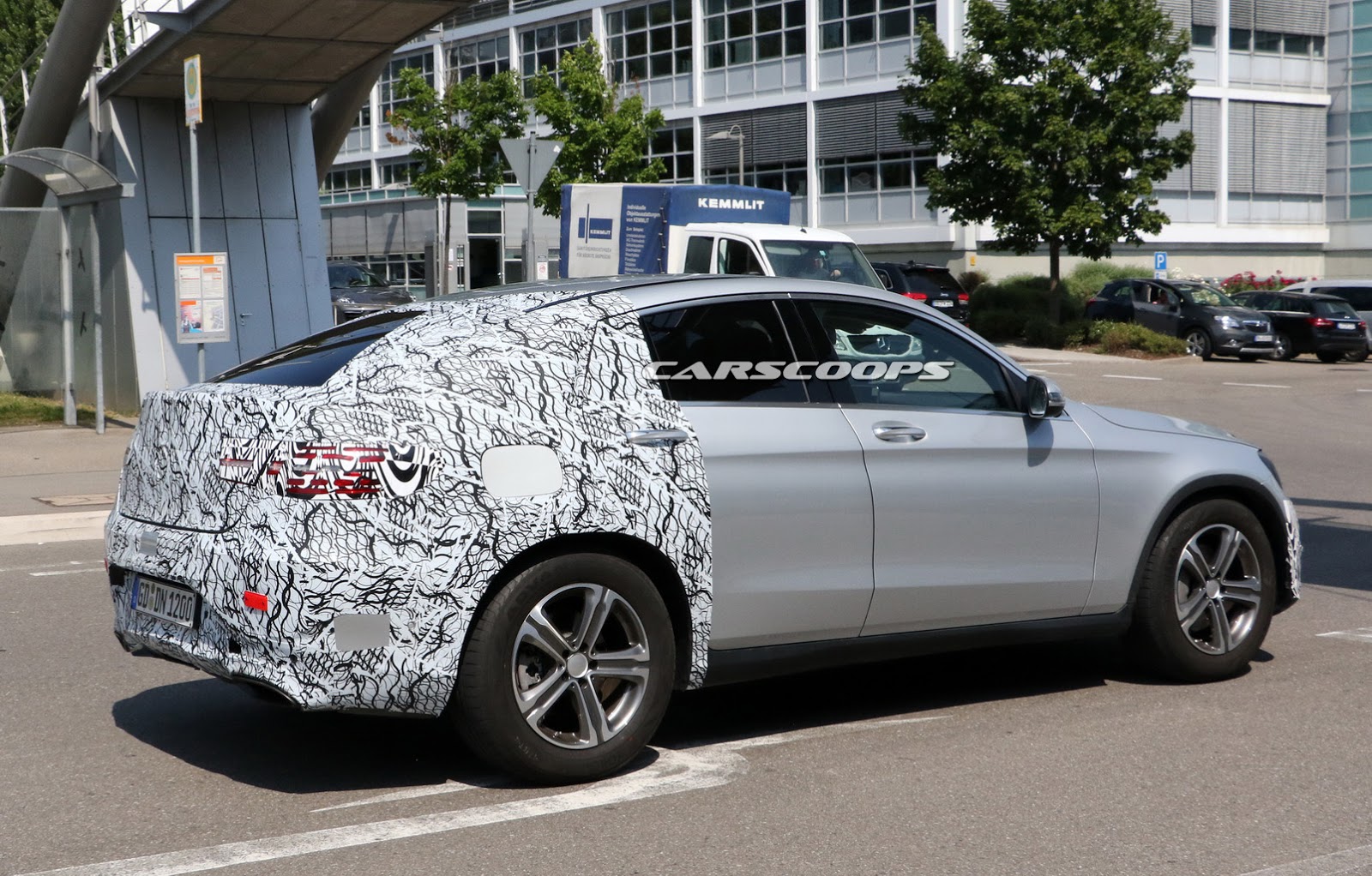 Mercedes-Benz Releases Image Of The Production GLC Coupe Body | Carscoops