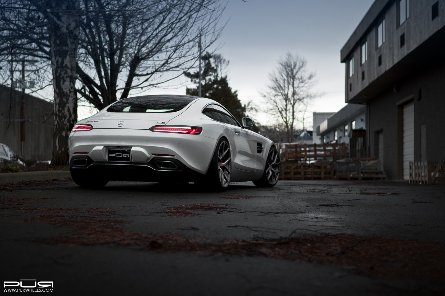 White Mercedes-AMG GT S Sits On PUR Wheels | Carscoops
