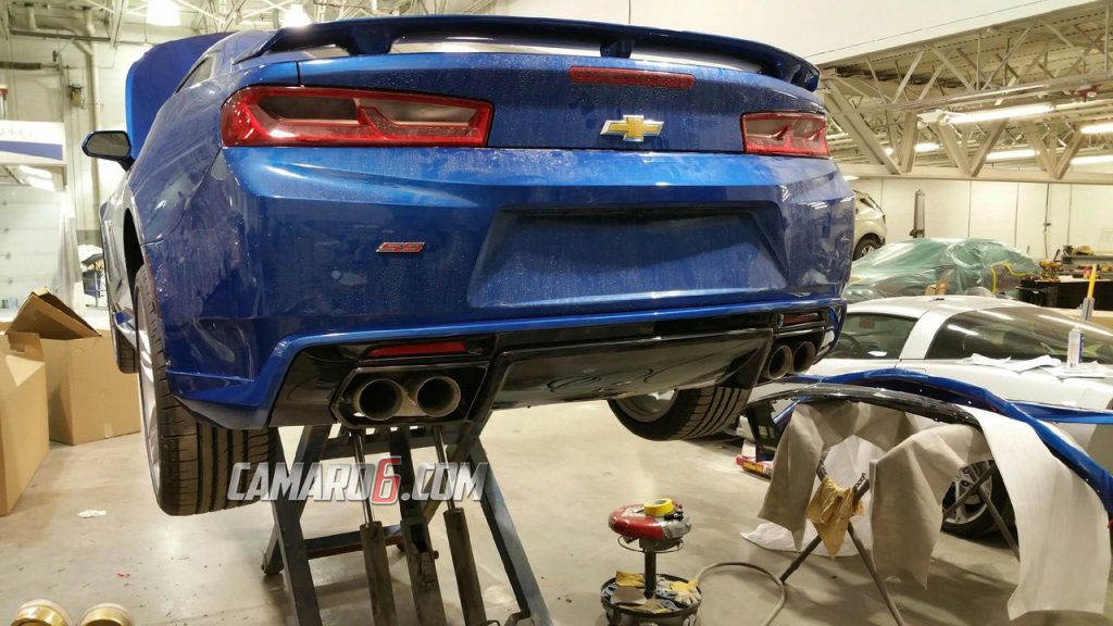 Check Out This 2016 Camaro SS In Hyper Blue Metallic With A Body Kit ...