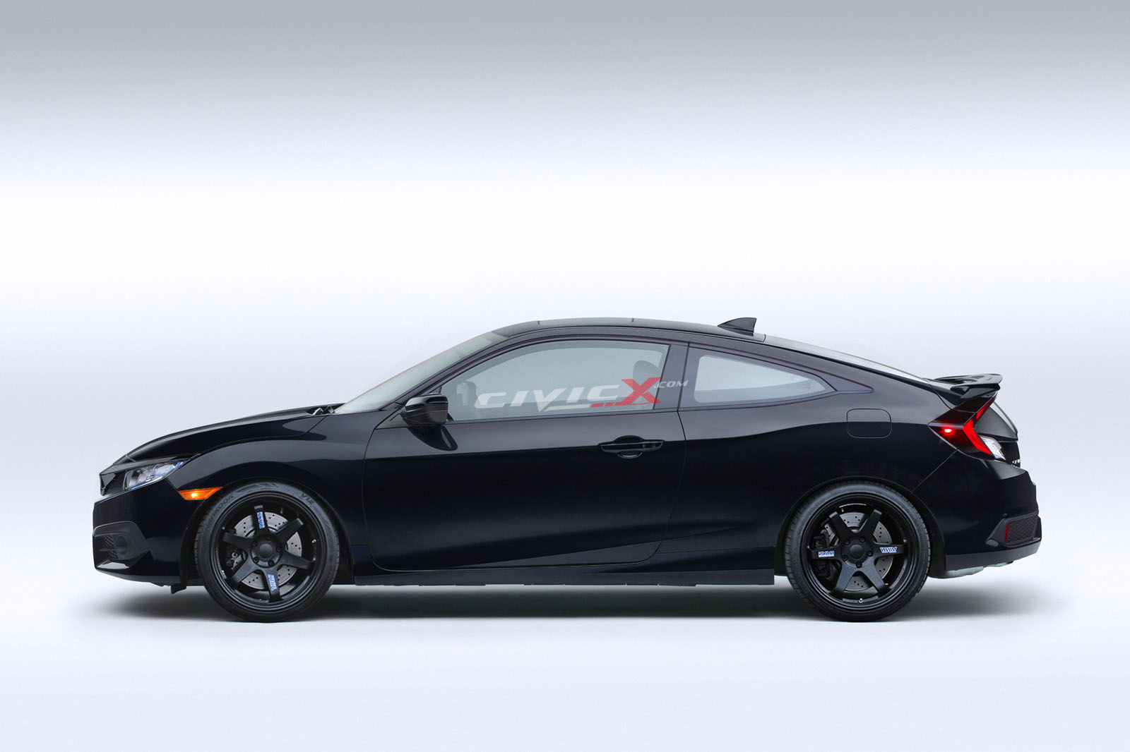 Black Honda Civic Modified