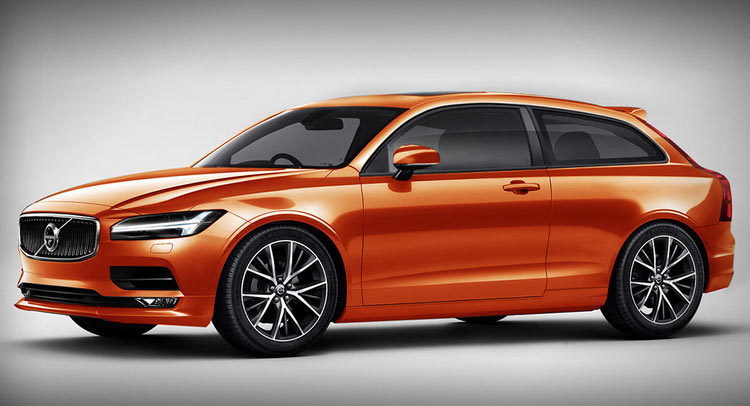 New-Gen Volvo C30 Rendered With S90 Front End | Carscoops