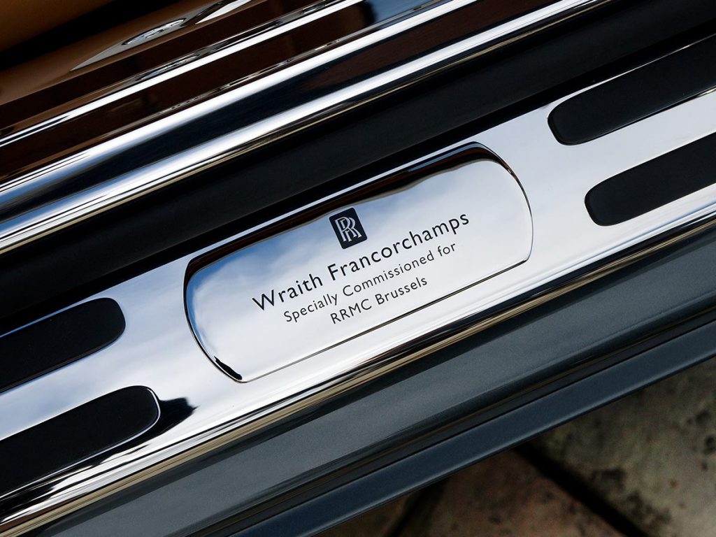 This Rolls Royce Wraith Pays Homage To The Spa-Francorchamps Circuit ...