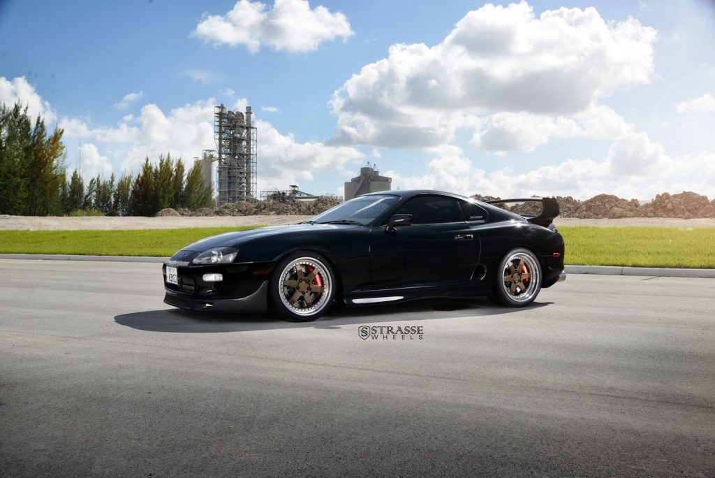 Toyota Supra On Satin Bronze Rims Take Us On a Trip Down Memory Lane ...