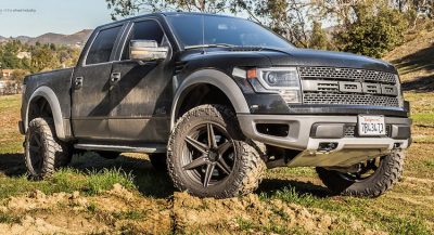 2014 Ford F-150 SVT Raptor Poses On Matte Black Wheels | Carscoops