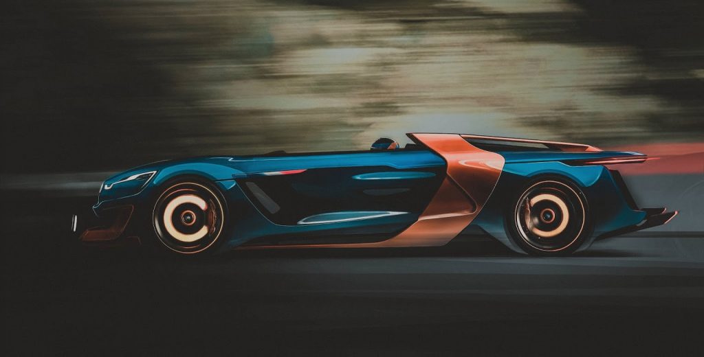 Relaunched Alpine Brand Inspires Bold Speedster Study | Carscoops