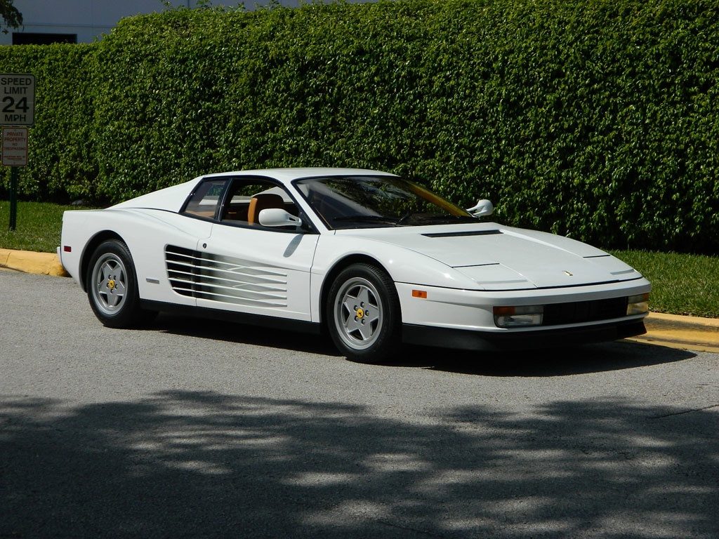 The Real Wolf Of Wall Street’s White Ferrari Testarossa For Sale ...