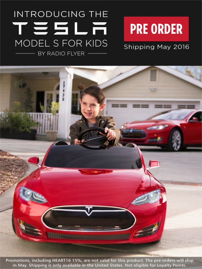 A $500 Tesla Model S Electric Toy Car For The Kid Who Has It All ...