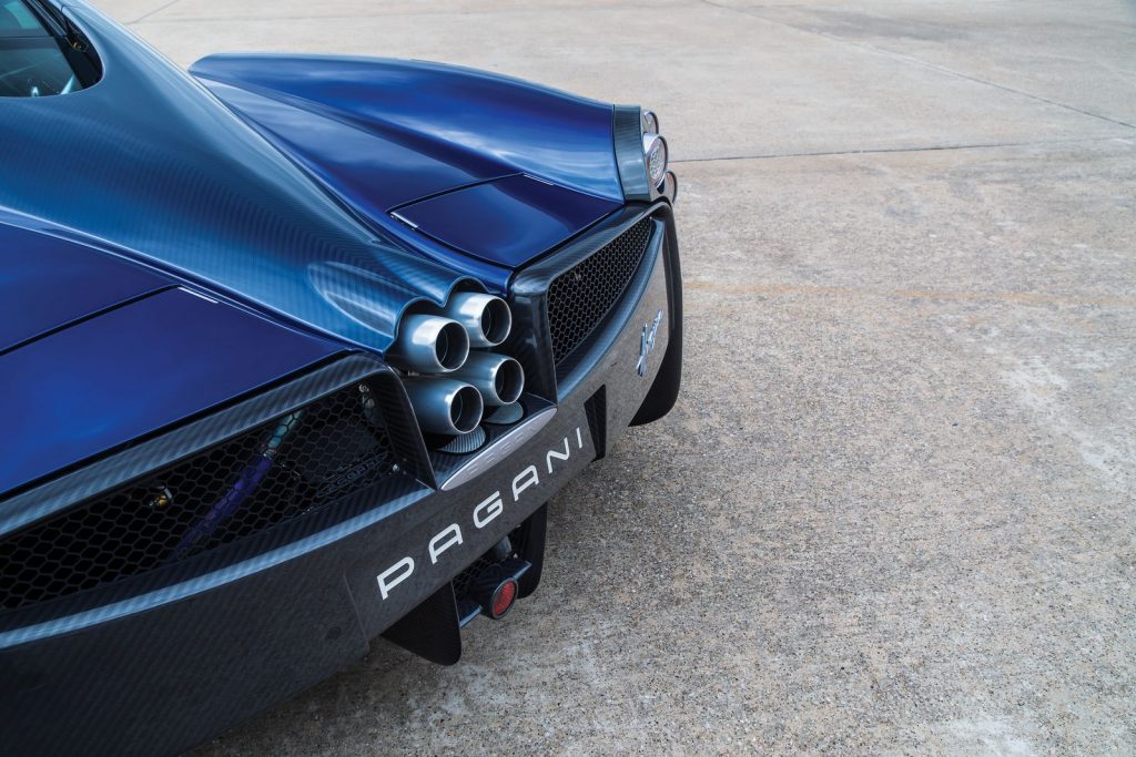 Pagani Huayra Blue Wallpaper