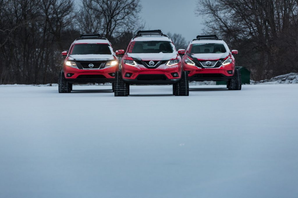 Nissan Pathfinder, Murano And Rogue Get Extreme Snow Transformations ...