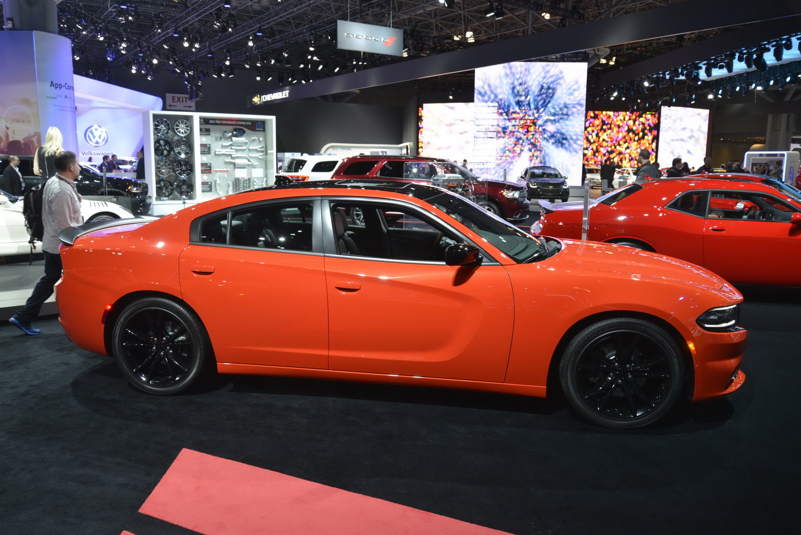 Dodge Charger And Challenger Go Mango At New York | Carscoops