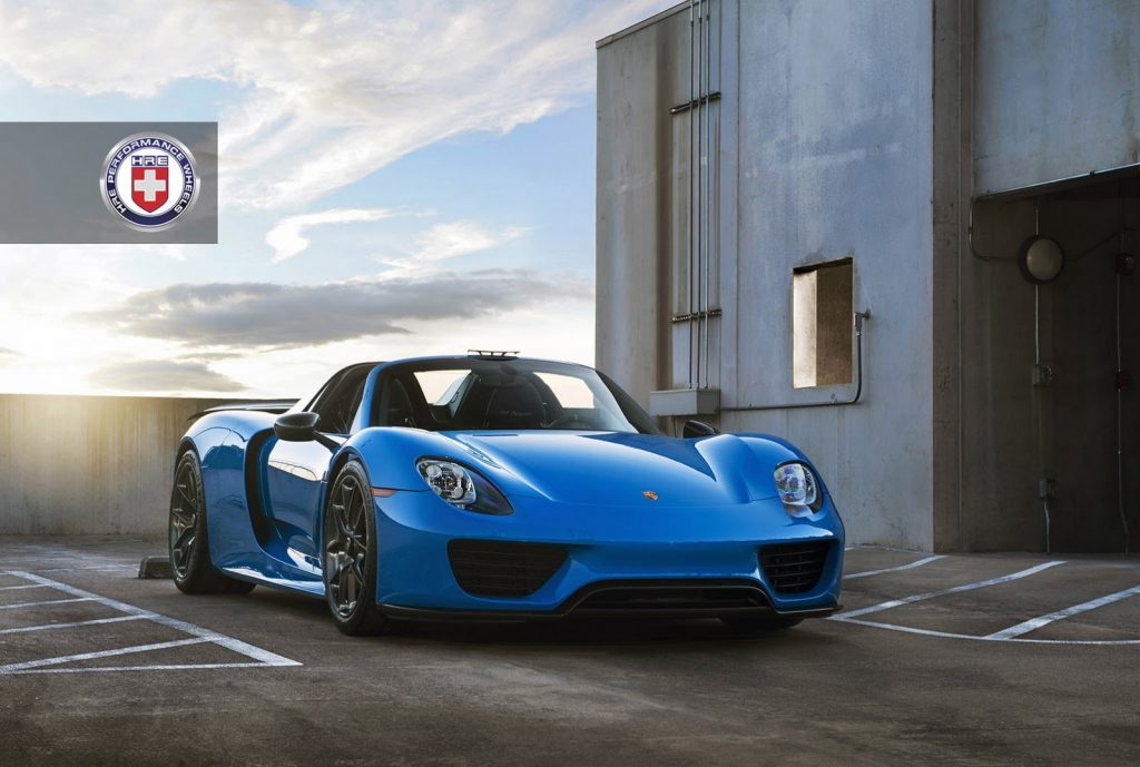 Voodoo Blue Porsche 918 Spyder Brings The Magic On Custom Wheels ...