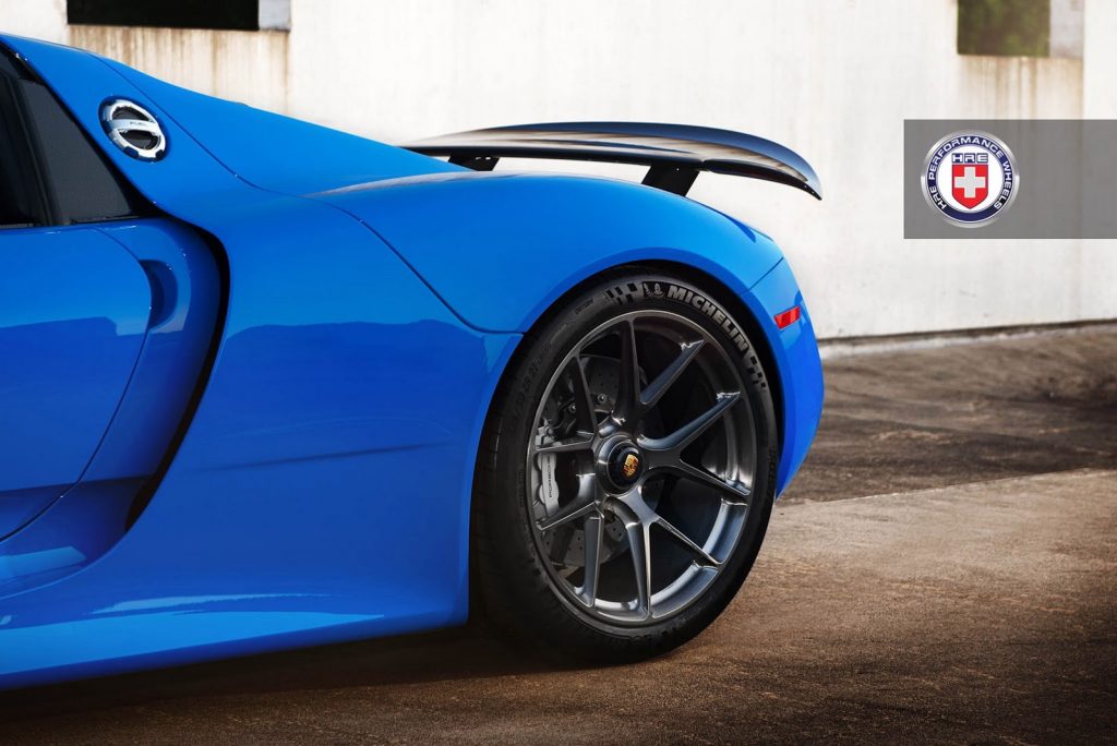 Voodoo Blue Porsche 918 Spyder Brings The Magic On Custom Wheels ...