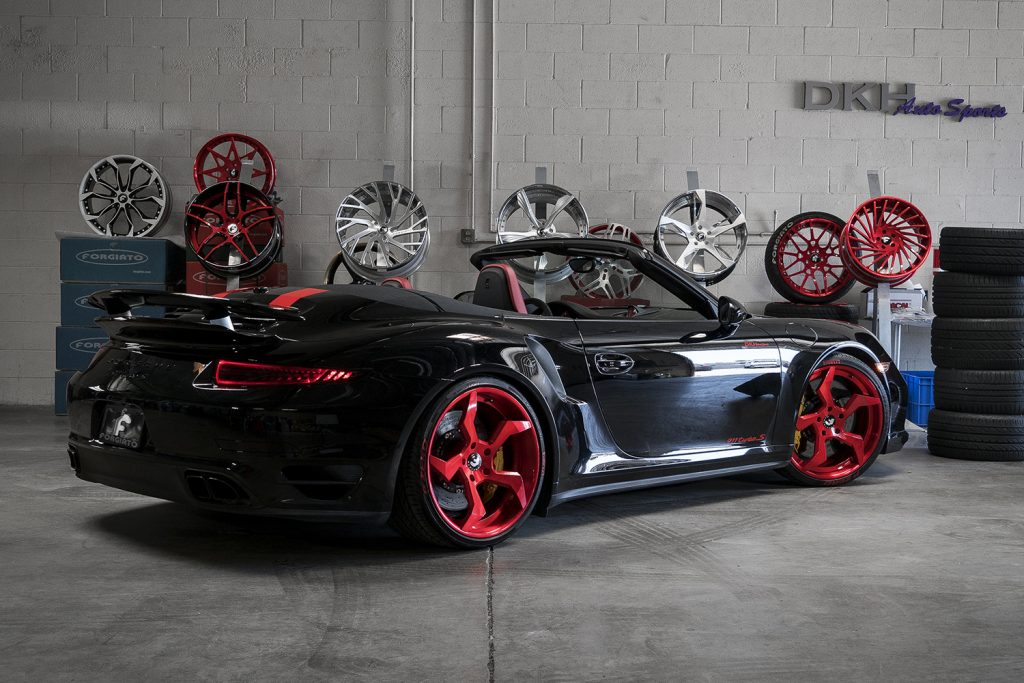 Topless Porsche 911 Turbo S Gets Ninja-Style Wheels | Carscoops