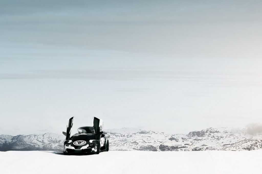 This Time, Jon Olsson Really Took His Lambo Up A Snowy Mountain | Carscoops