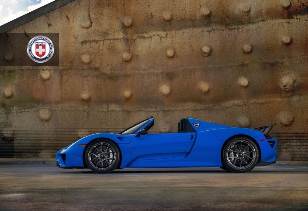 Voodoo Blue Porsche 918 Spyder Brings The Magic On Custom Wheels ...