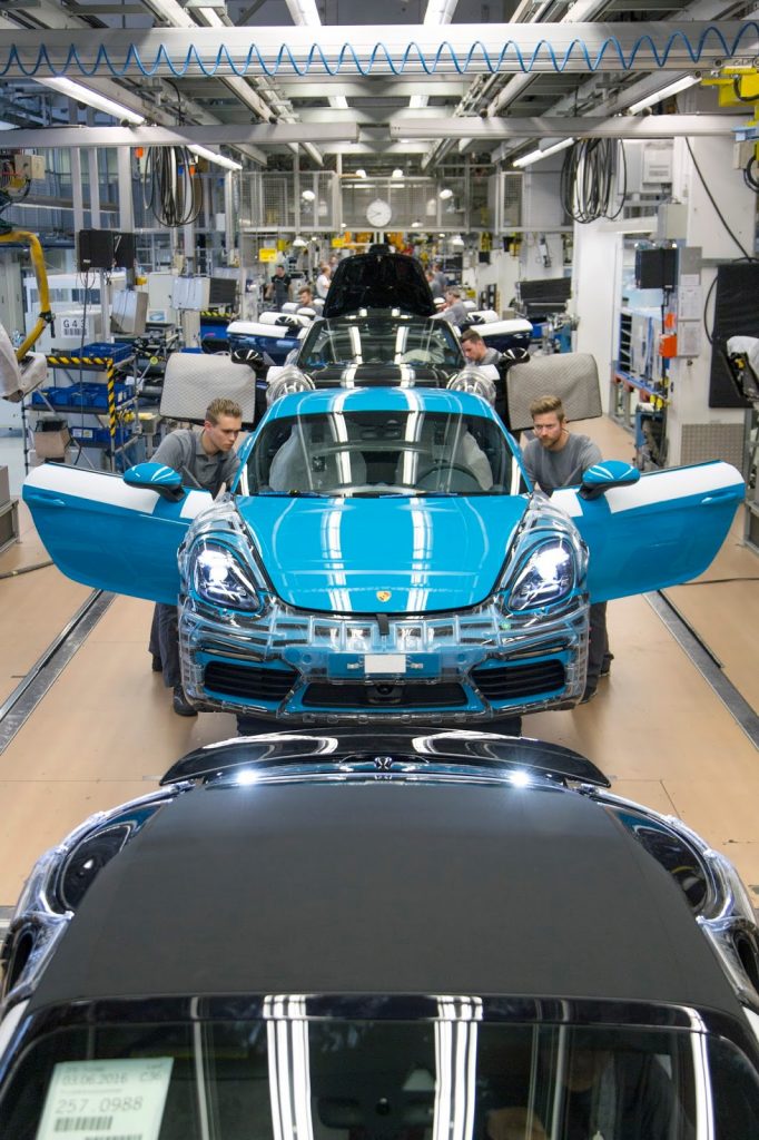 Porsche 718 Cayman Hits The Assembly Line | Carscoops