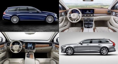 Battle Of The Exec Wagons: 2017 Mercedes-Benz E-Class Vs. Volvo V90 [w ...