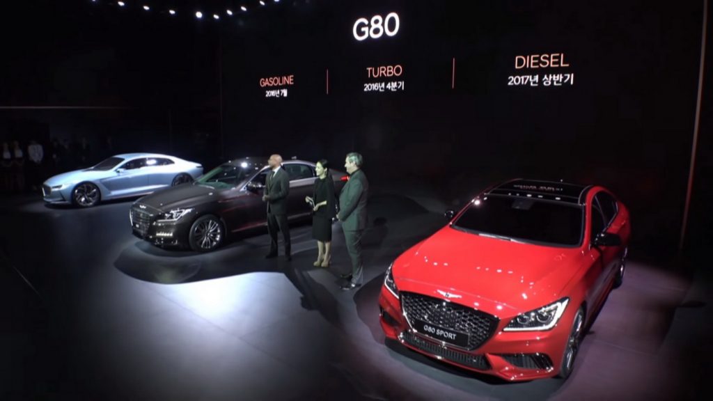 Genesis Reveals Twin-Turbo G80 Sport At The Busan Motor Show [w/Video ...