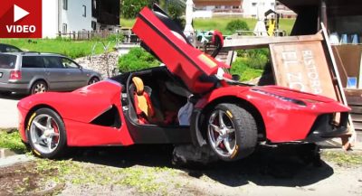 LaFerrari Crashes BIG During Ferrari Cavalcade In Italy | Carscoops