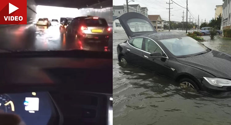 Tesla Model S Goes Swimming In Flooded Tunnel, Musk Shows Excitement In ...