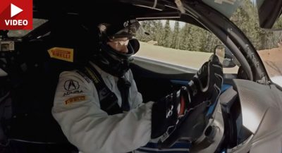 Watch New Acura NSX Pikes Peak Class Victory Run | Carscoops