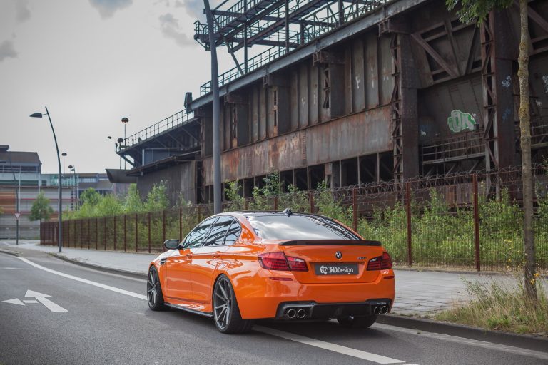 This Fire Orange BMW M5 Develops 818HP, Courtesy Of Carbonfiber ...
