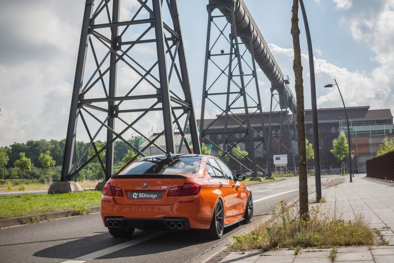 This Fire Orange BMW M5 Develops 818HP, Courtesy Of Carbonfiber ...