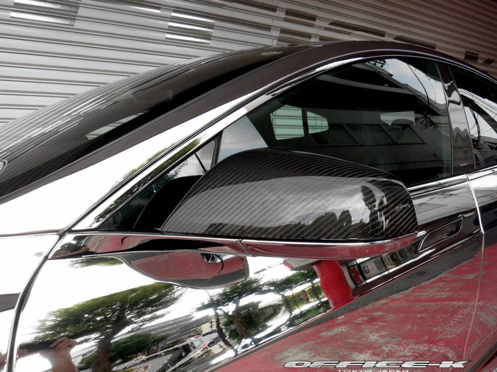 Tesla Model S Gets Chromed & Lowered At Office-K | Carscoops