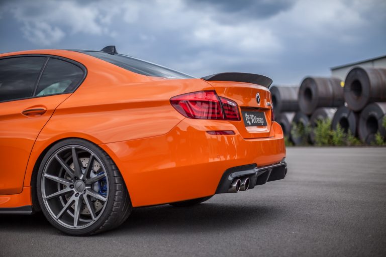 This Fire Orange BMW M5 Develops 818HP, Courtesy Of Carbonfiber ...