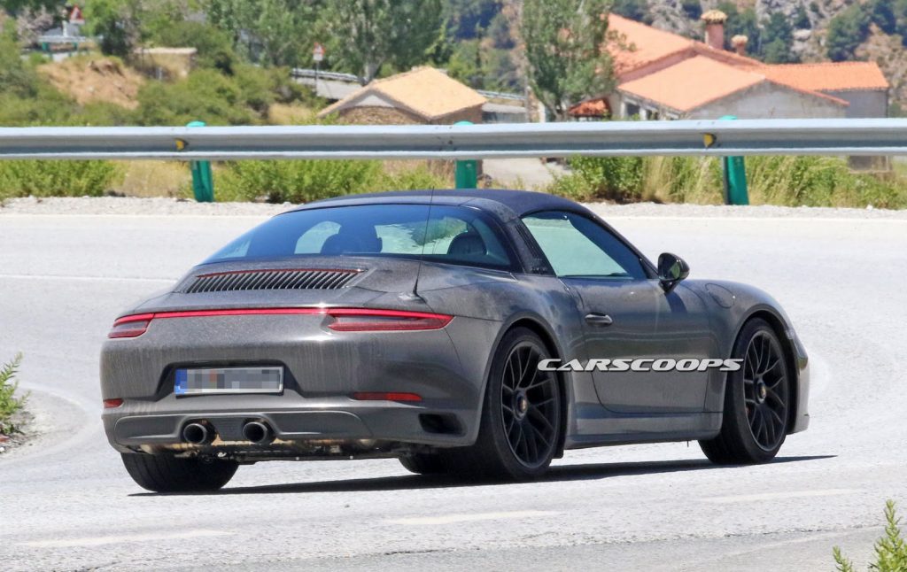 Porsche’s Updated 991.2 Targa GTS Is Undergoing Tests In Spain | Carscoops