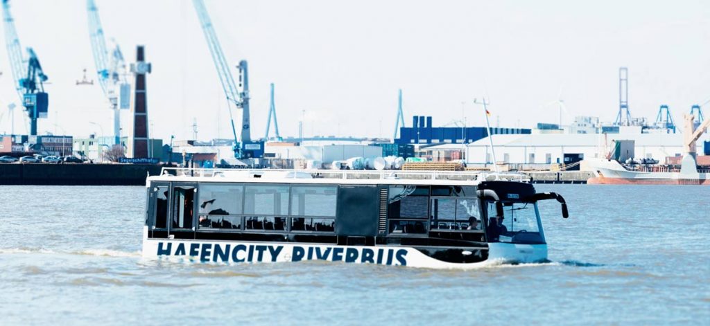 This Is Germany’s First Amphibious Bus And It’s Used For Hamburg City ...