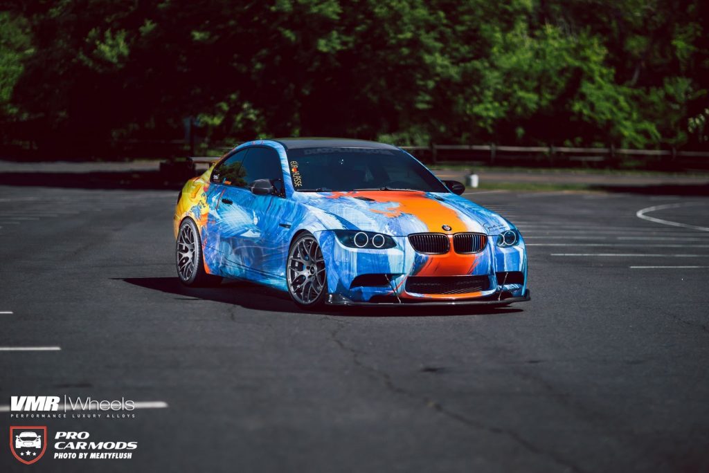 BMW E92 M3 Combines Water And Fire With Outlandish Wrap | Carscoops