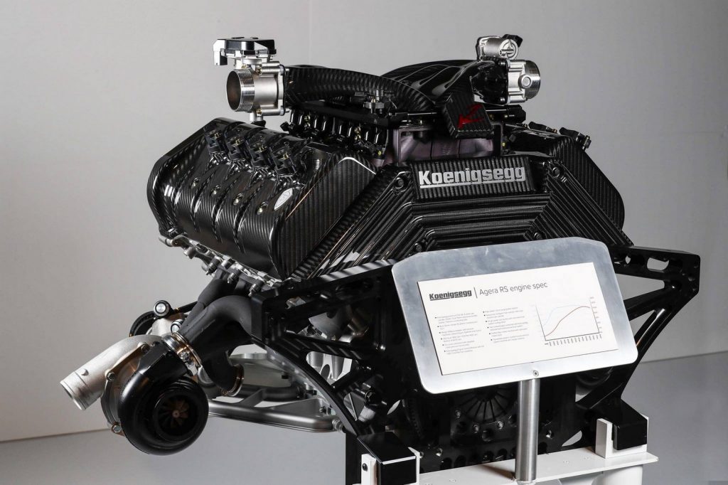 Koenigsegg One Engine Specs