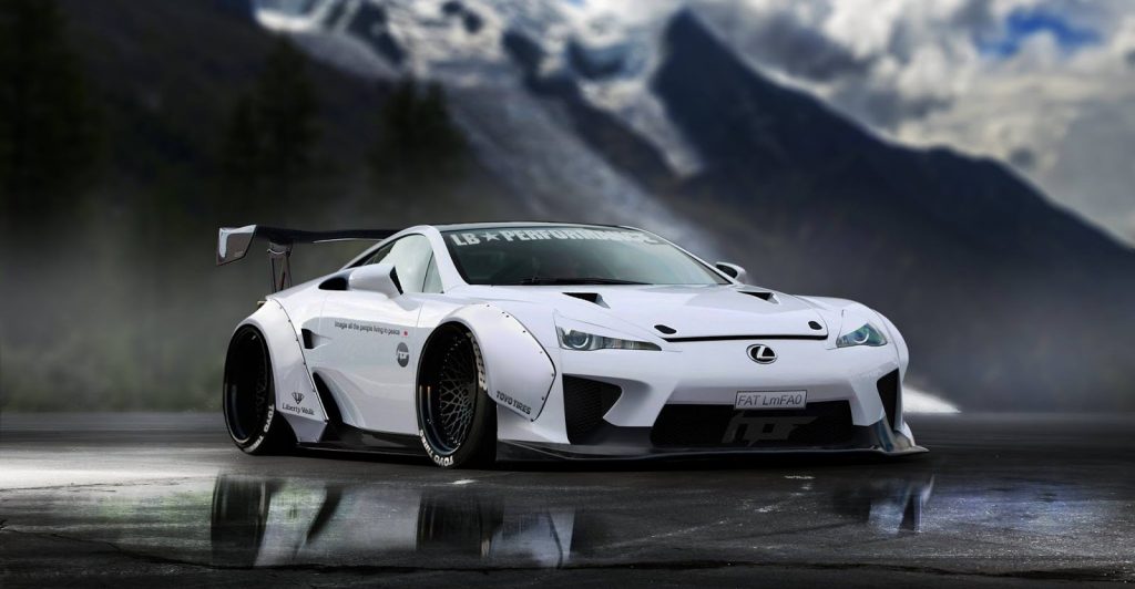 Lexus LFA Gets A Virtual Liberty Walk Makeover | Carscoops