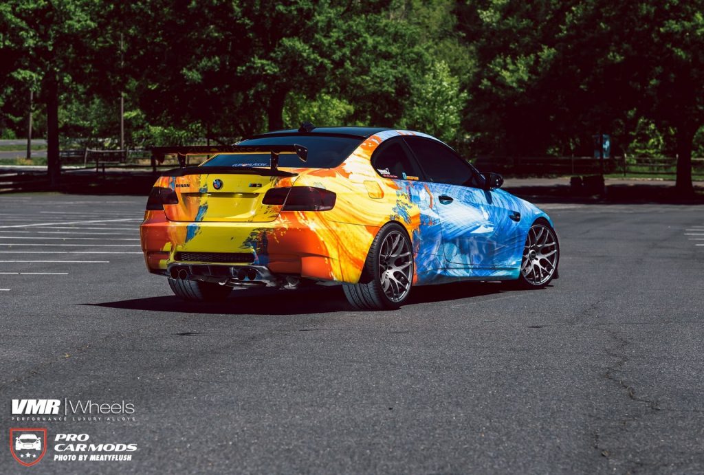 BMW E92 M3 Combines Water And Fire With Outlandish Wrap | Carscoops