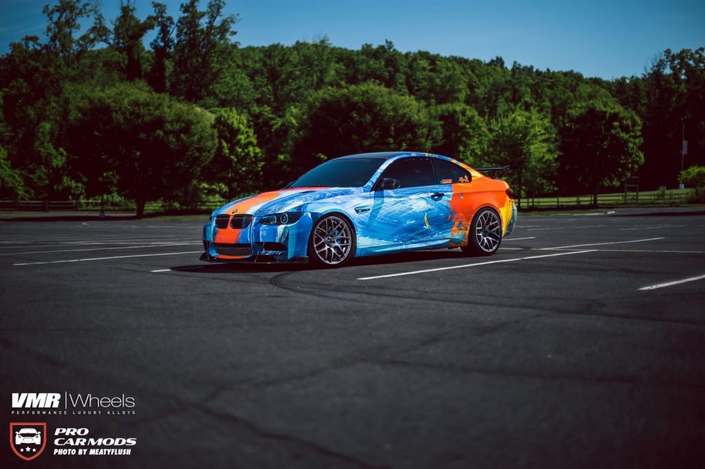 BMW E92 M3 Combines Water And Fire With Outlandish Wrap | Carscoops