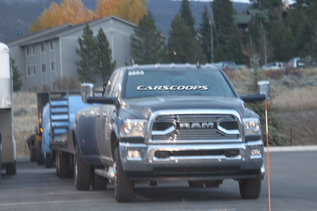 Cummins Spotted Testing Updated Diesel Ram HD In The Rockies | Carscoops