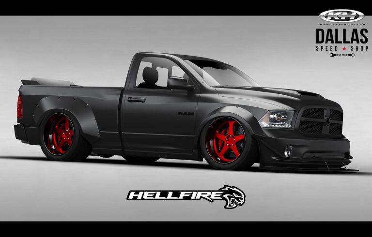 Hellcat-Powered Ram Pickup With 775HP Ready To Burn It Up At SEMA ...