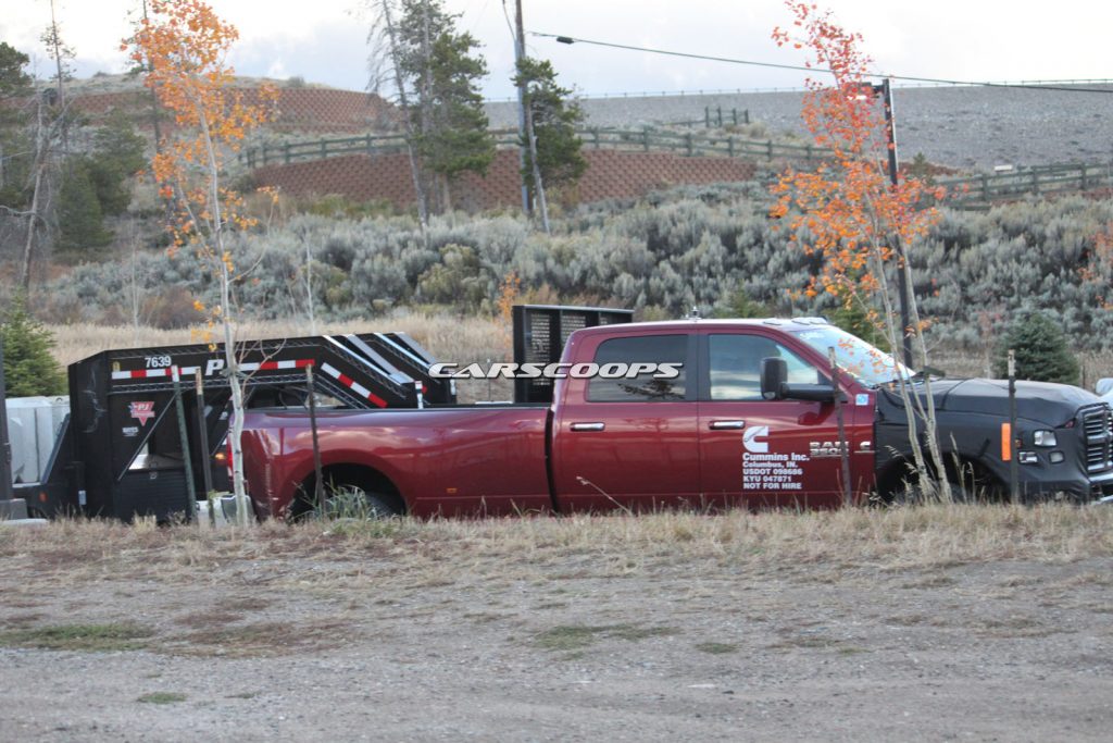 Cummins Spotted Testing Updated Diesel Ram HD In The Rockies | Carscoops