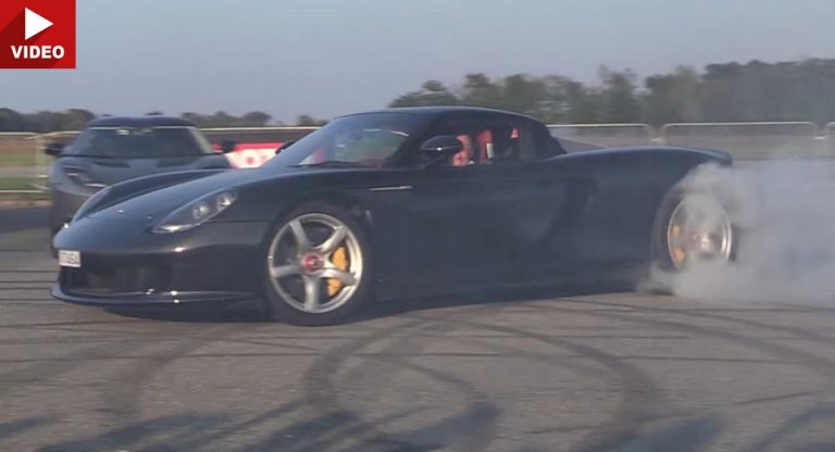 This Is The Gentleman’s Way Of Doing Donuts With A Porsche Carrera GT ...