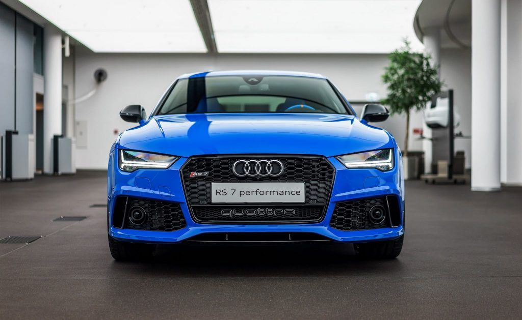 Exclusive Audi RS7 Comes In Porsche’s Voodoo Blue Color | Carscoops