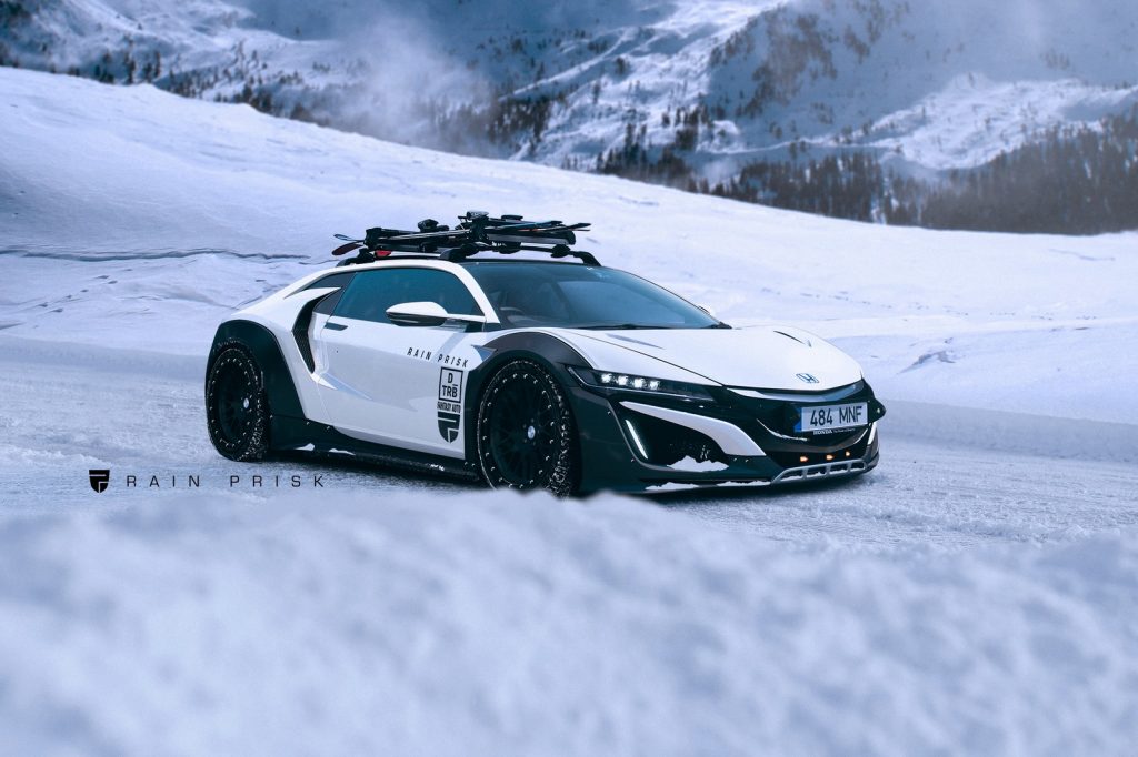 Honda NSX Shooting Brake Ready To Tackle The Ski Slopes | Carscoops
