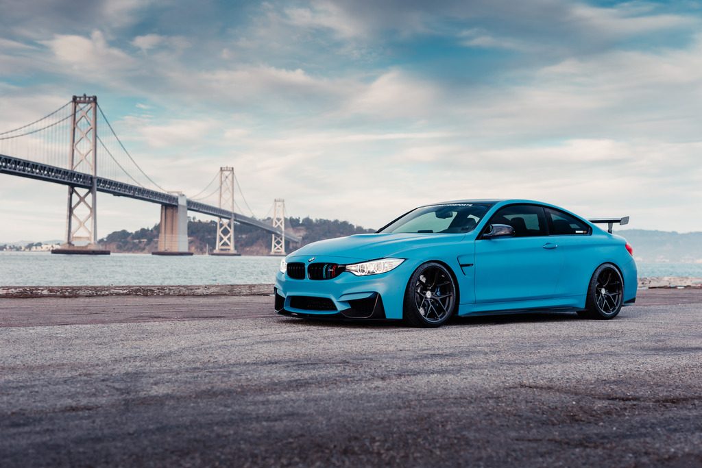 Frozen Yas Marina Blue BMW M4 Is The Ultimate Smurf | Carscoops