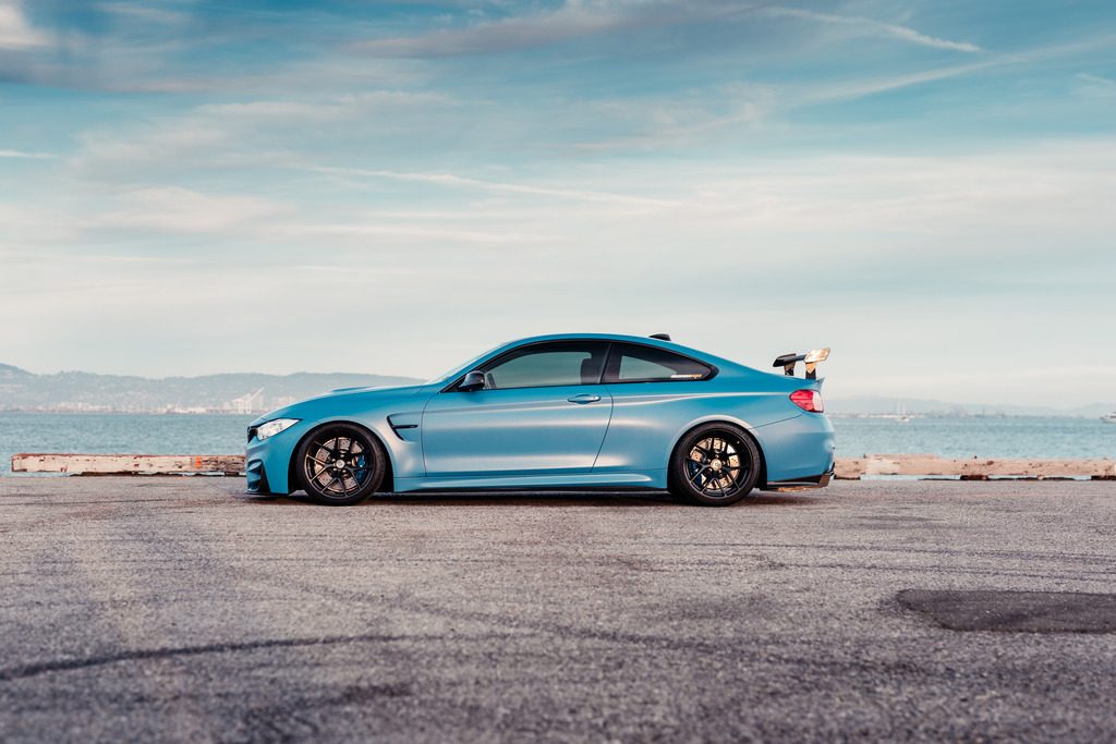 Frozen Yas Marina Blue BMW M4 Is The Ultimate Smurf | Carscoops